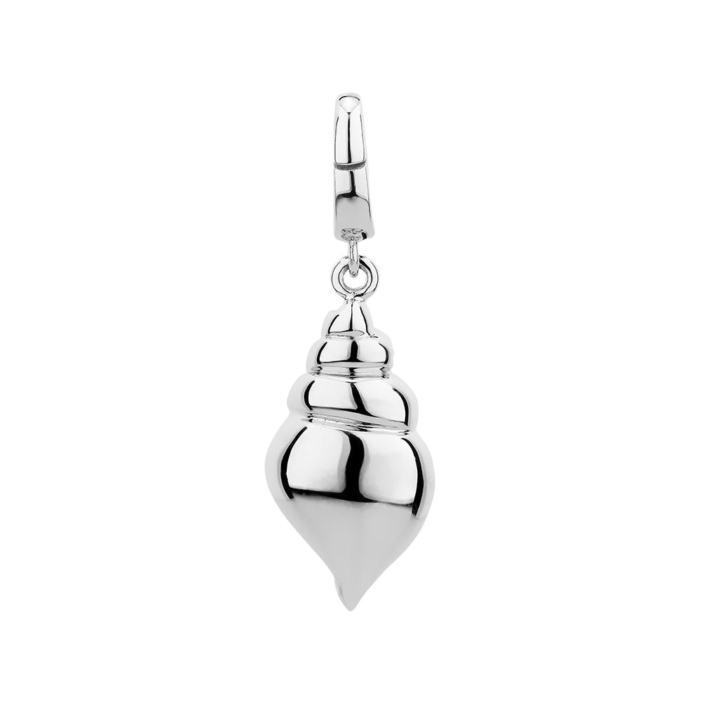 Charm pendant with diamond simulants in sterling silver – Secrets Shhh